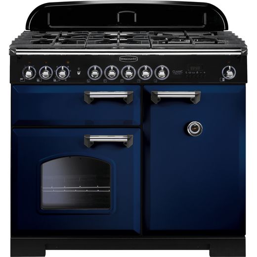 Rangemaster, range cooker | Regal Blue / Chrome | CDL100DFFRB/C_RBC ...
