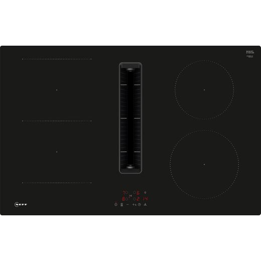 NEFF N50 V58NBS1L0 80cm Induction Extractor Hob - Black - For Ducted ...