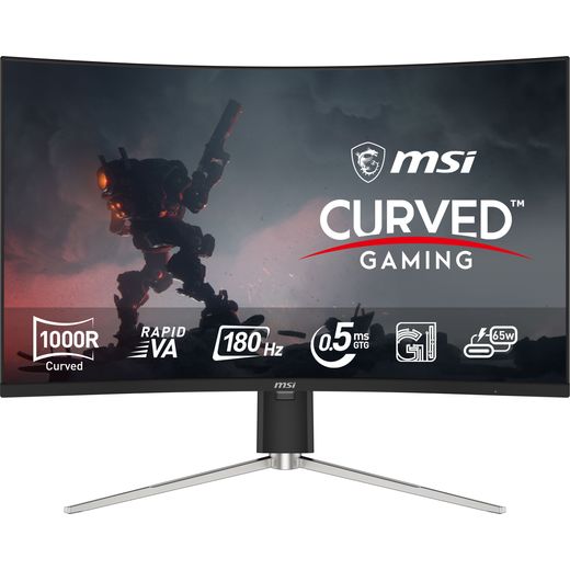 MSI MAG 325CQRF QD E2 31.5" Wide Quad HD 180Hz Curved Gaming Monitor ...