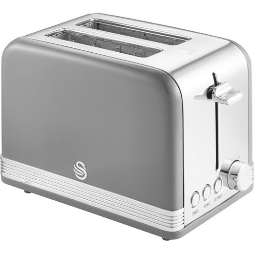 Swan Retro ST19010GRN 2 Slice Toaster - Grey