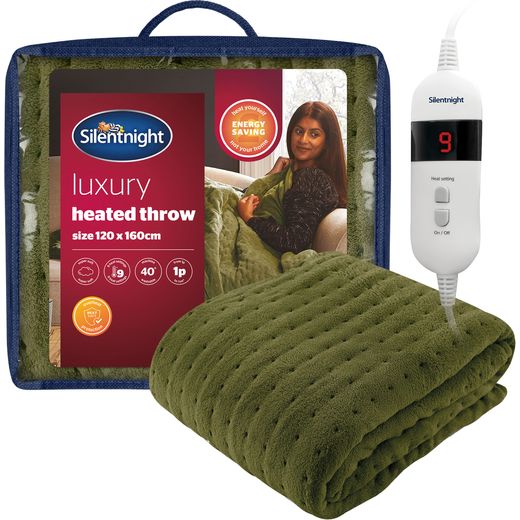 Silentnight 599078GE Heated Throw | ao.com