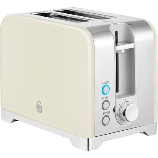 Swan Solace ST19031CRM 2 Slice Toaster - Cream