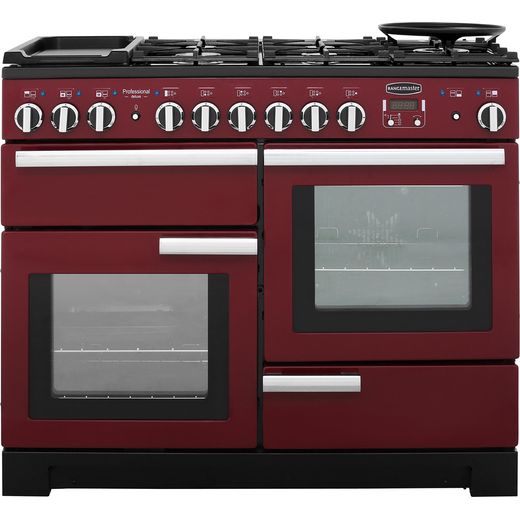 Rangemaster Professional Deluxe PDL110DFFCY/C 110cm wide Dual Fuel ...