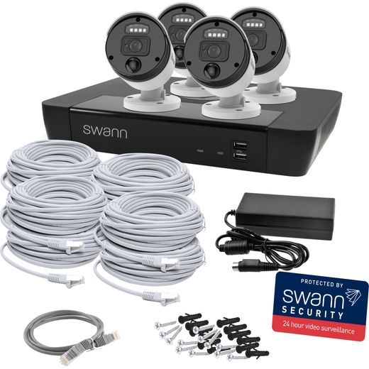 Swann 8 channel 4 bullet camera 4K 1TB HDD NVR CCTV kit 4K Smart Home ...