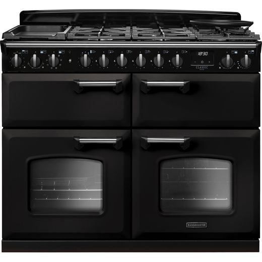 Rangemaster 80L Electric Range Cooker | CLDLB110DFPCBL/CM1_BK | ao.com