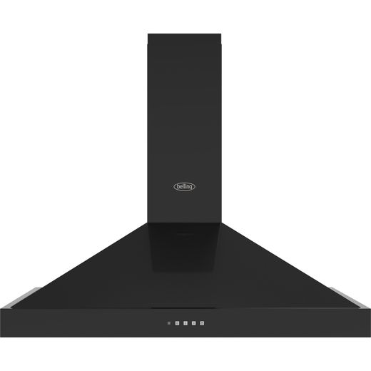 Belling Cooker Hood | BEL FARMHOUSE CHIM 90PYR BLK | ao.com
