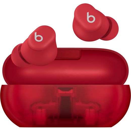 Beats Solo Buds True Wireless Earbuds - Transparent Red