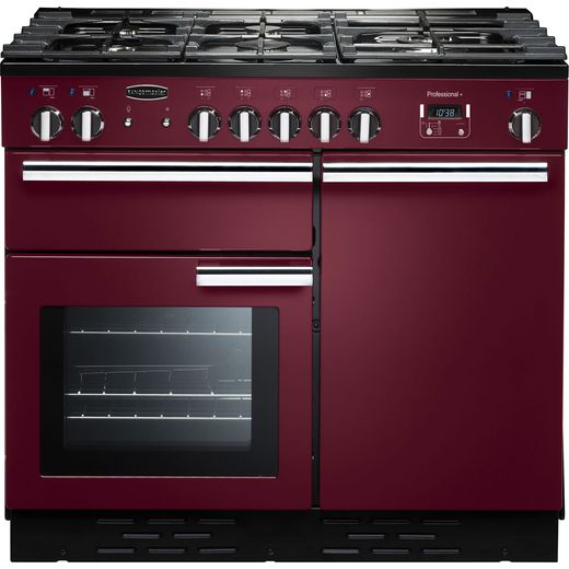 PROP100DFFCY/C | Rangemaster Range Cooker | Cranberry | ao.com