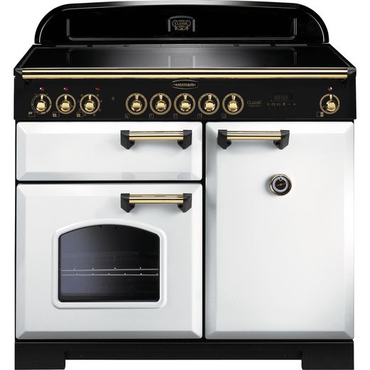 Rangemaster Classic Deluxe CDL100EIWH/B 100cm wide Electric Range ...