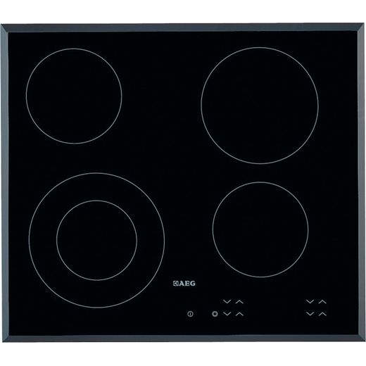 AEG 59cm Ceramic Hob | HK624010FB_SS | ao.com