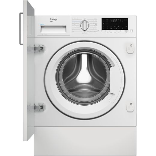 Beko WTIK74122 Integrated 7kg WiFi Connected Washing Machine with 1400 ...