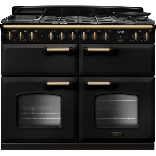 Rangemaster range cooker | CLDLB110DFPCBL/AB1_BK | ao.com