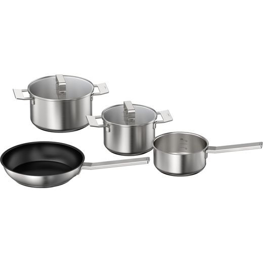 NEFF Z9404SE0 4 Piece Induction Pan Set - Stainless Steel